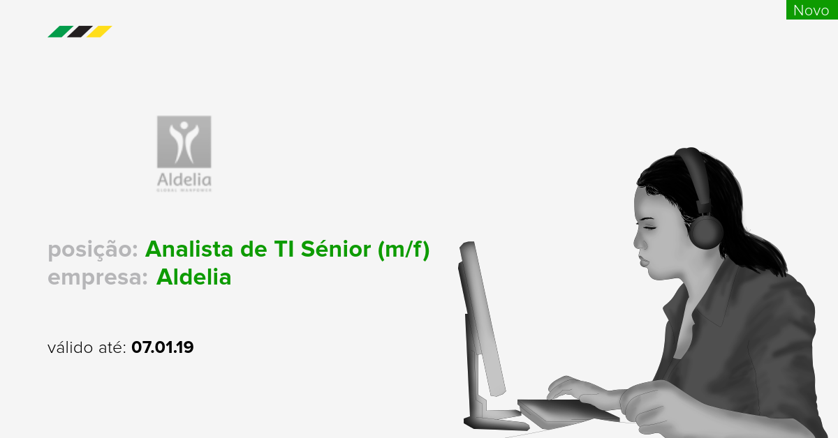 Aldelia: Analista de TI Sénior (m/f), Vários Locais - emprego.co.mz Aldelia: Analista de TI Sénior (m/f), Vários Locais - emprego.co.mz
