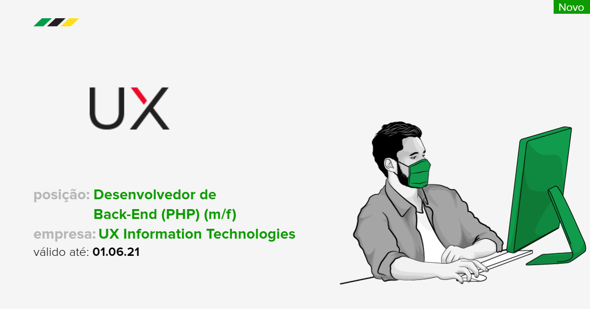 UX Information Technologies: Desenvolvedor de Back-End (PHP) (m/f), Maputo - emprego.co.mz