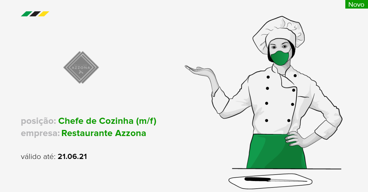Restaurante Azzona: Chefe de Cozinha (m/f), Maputo - emprego.co.mz