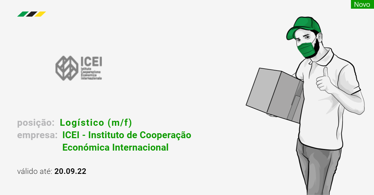 ICEI – Instituto de Cooperação Económica Internacional: Logístico (m/f ...